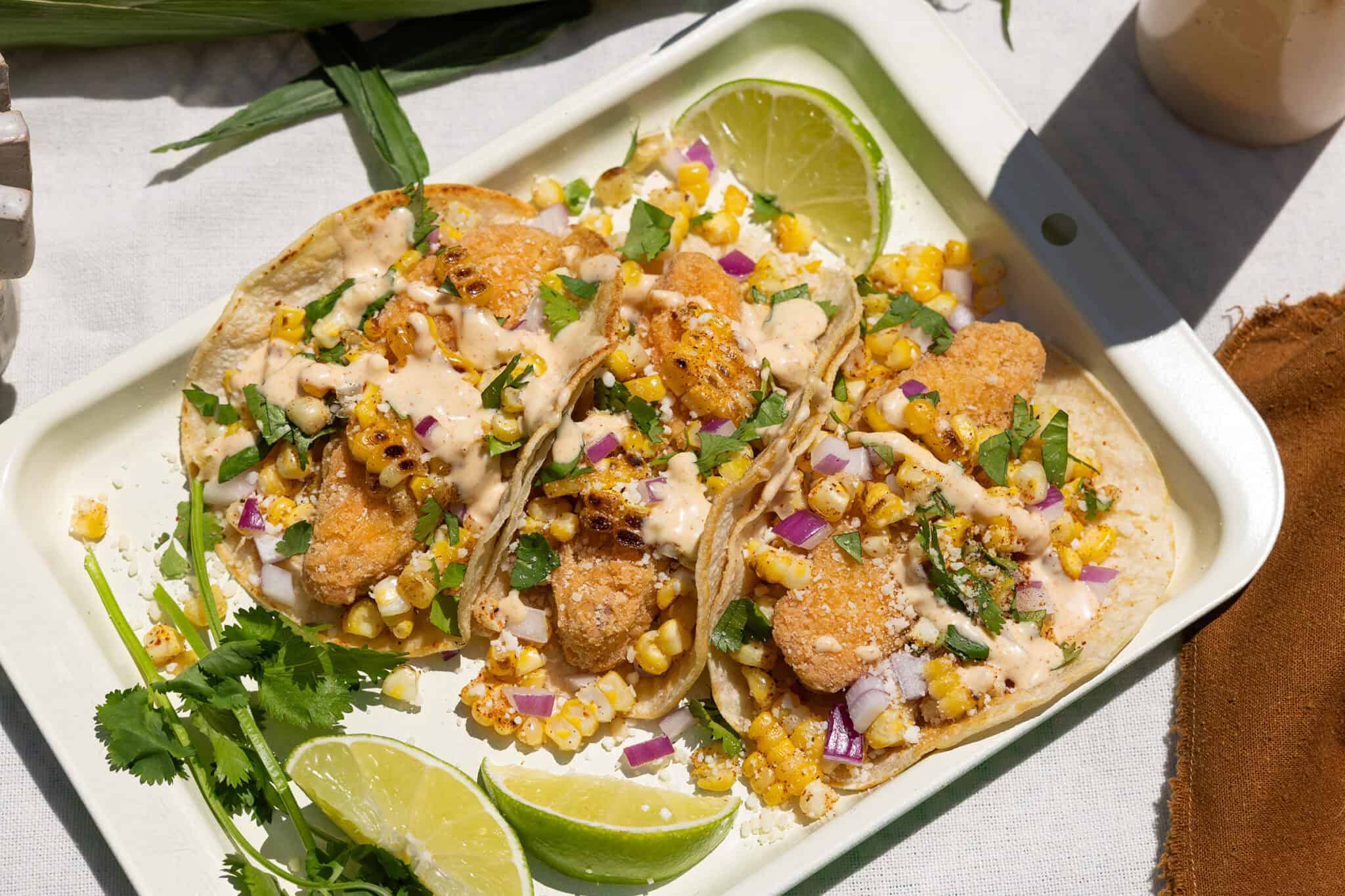 Crispy Jack Tender Street Corn Tacos - jack & annie's