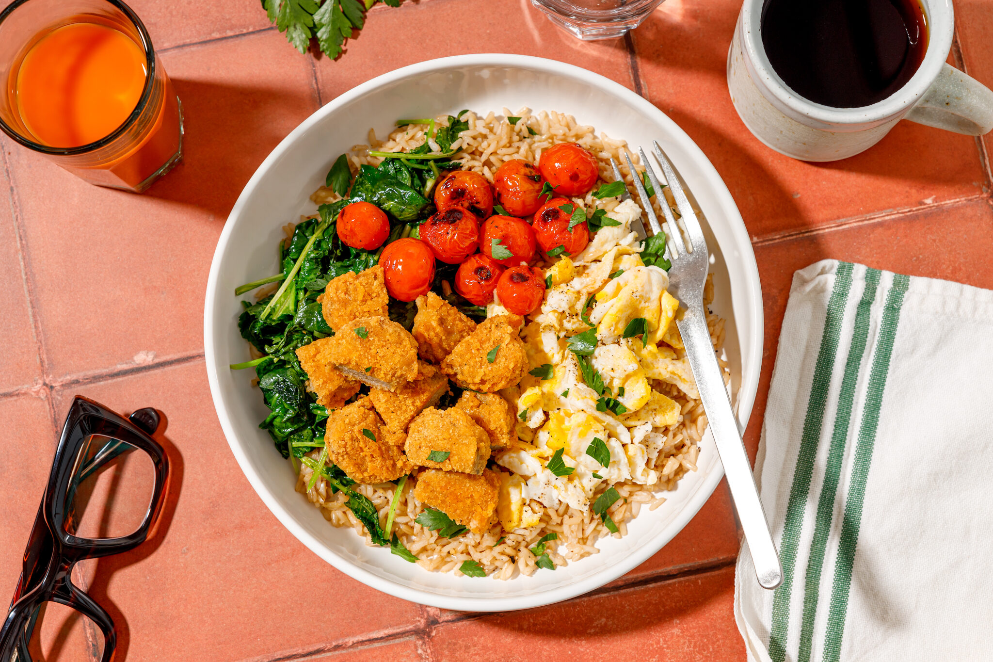 Chicken Nugget Brunch Bowl - jack & annie's